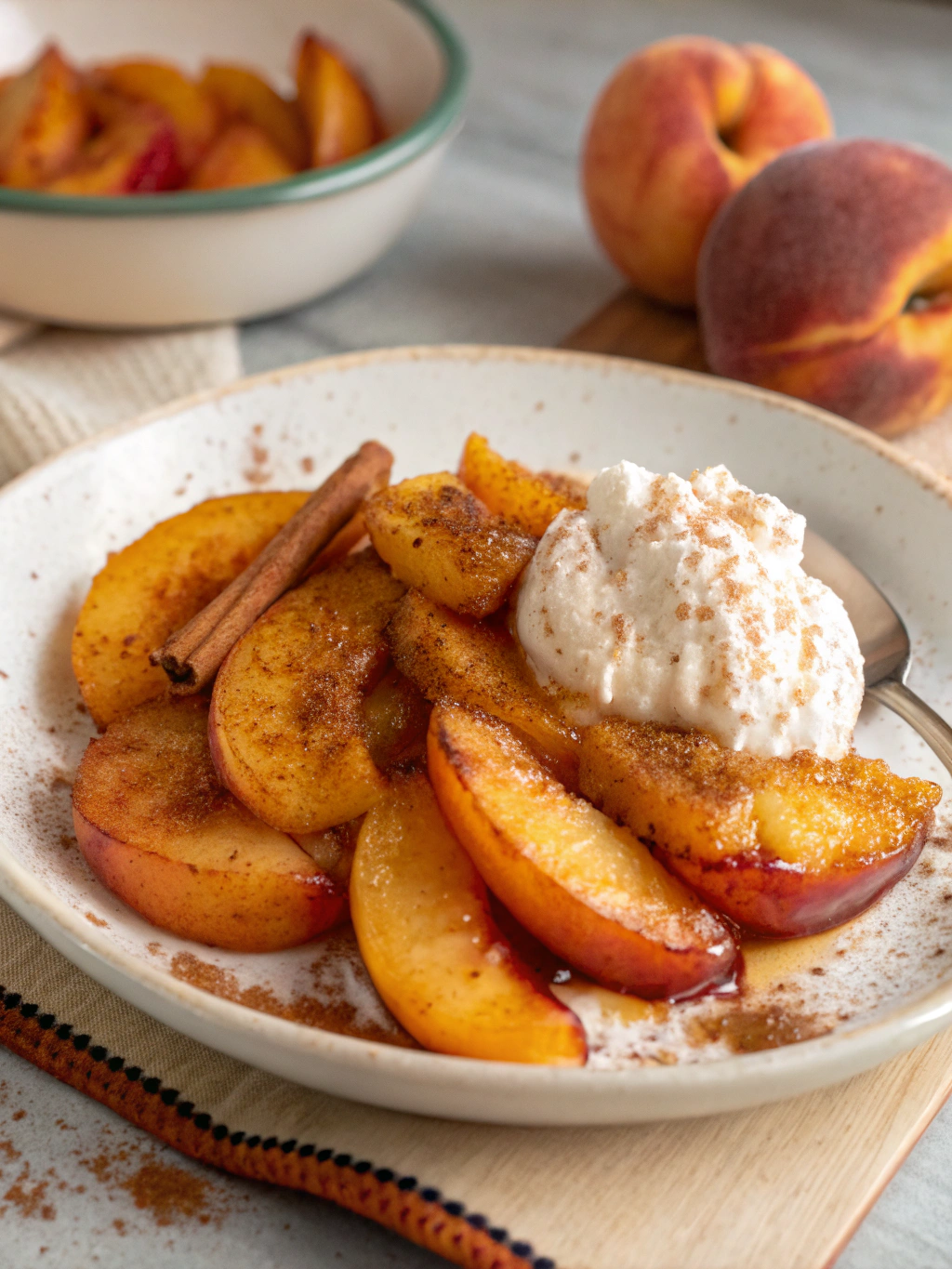 Southern Fried Peaches