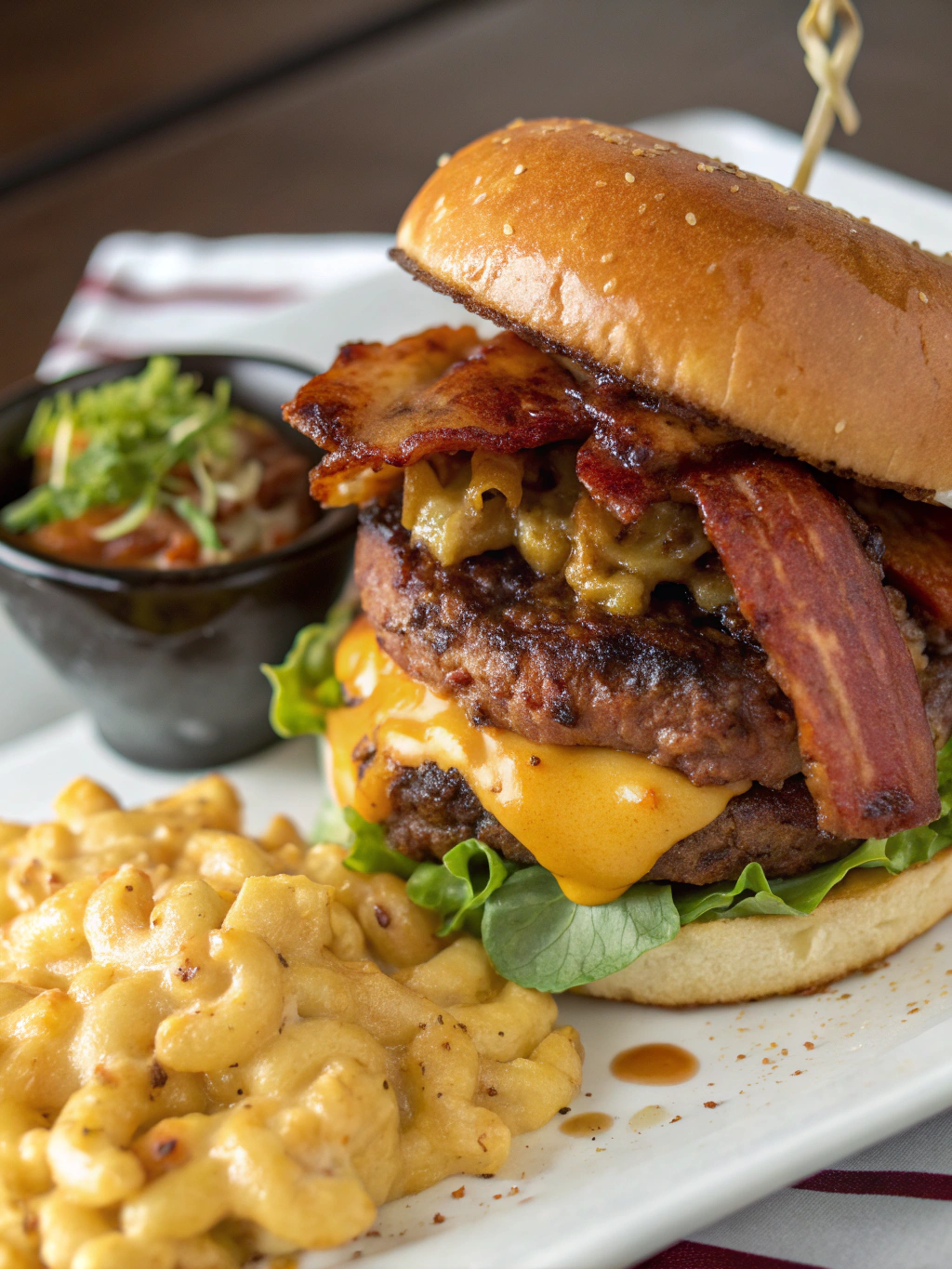 BBQ Bacon Cheeseburger Mac And Cheese In 3 Steps