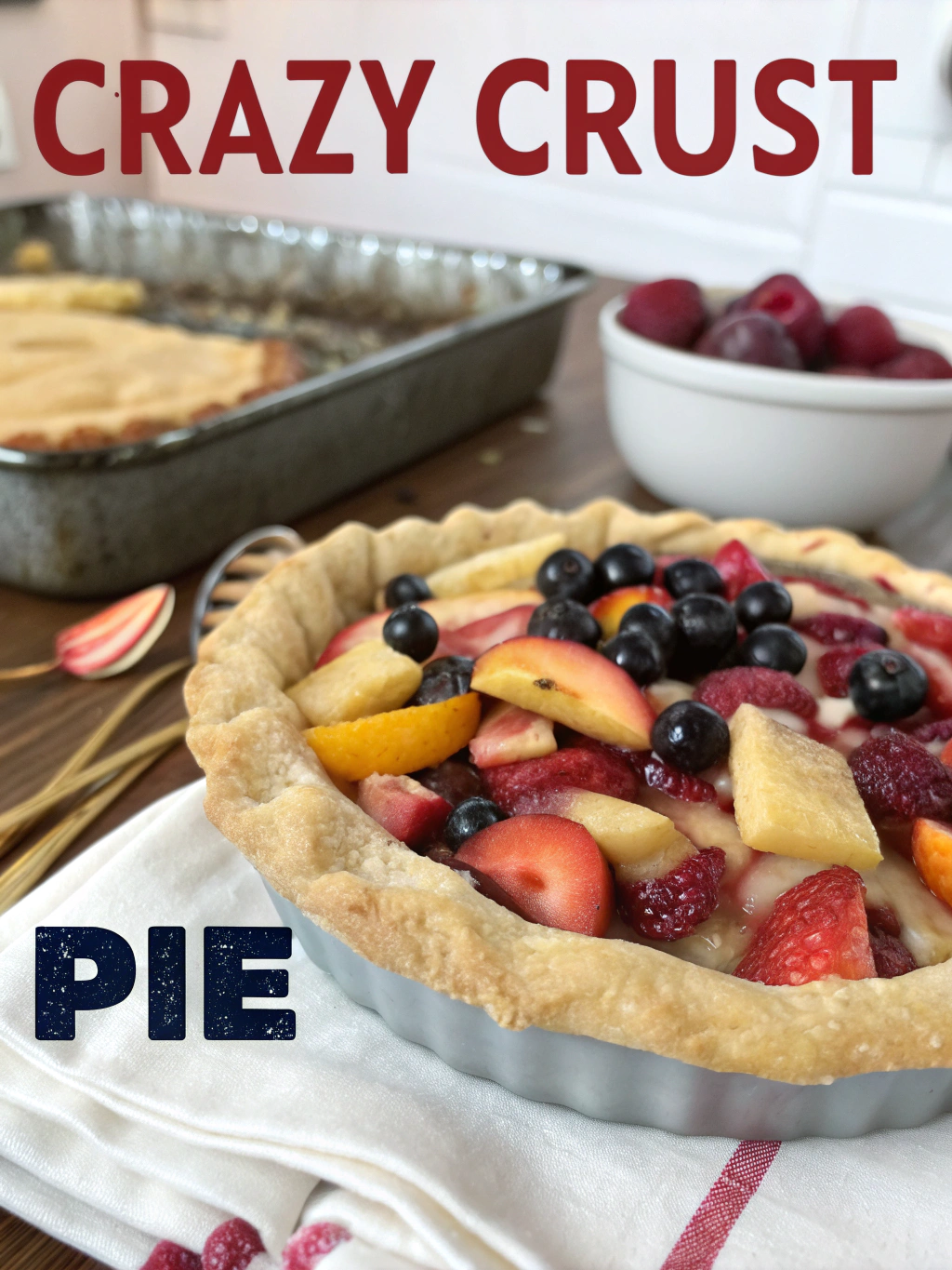 Crazy Crust Pie In 5 Simple Steps | Vintage Recipe