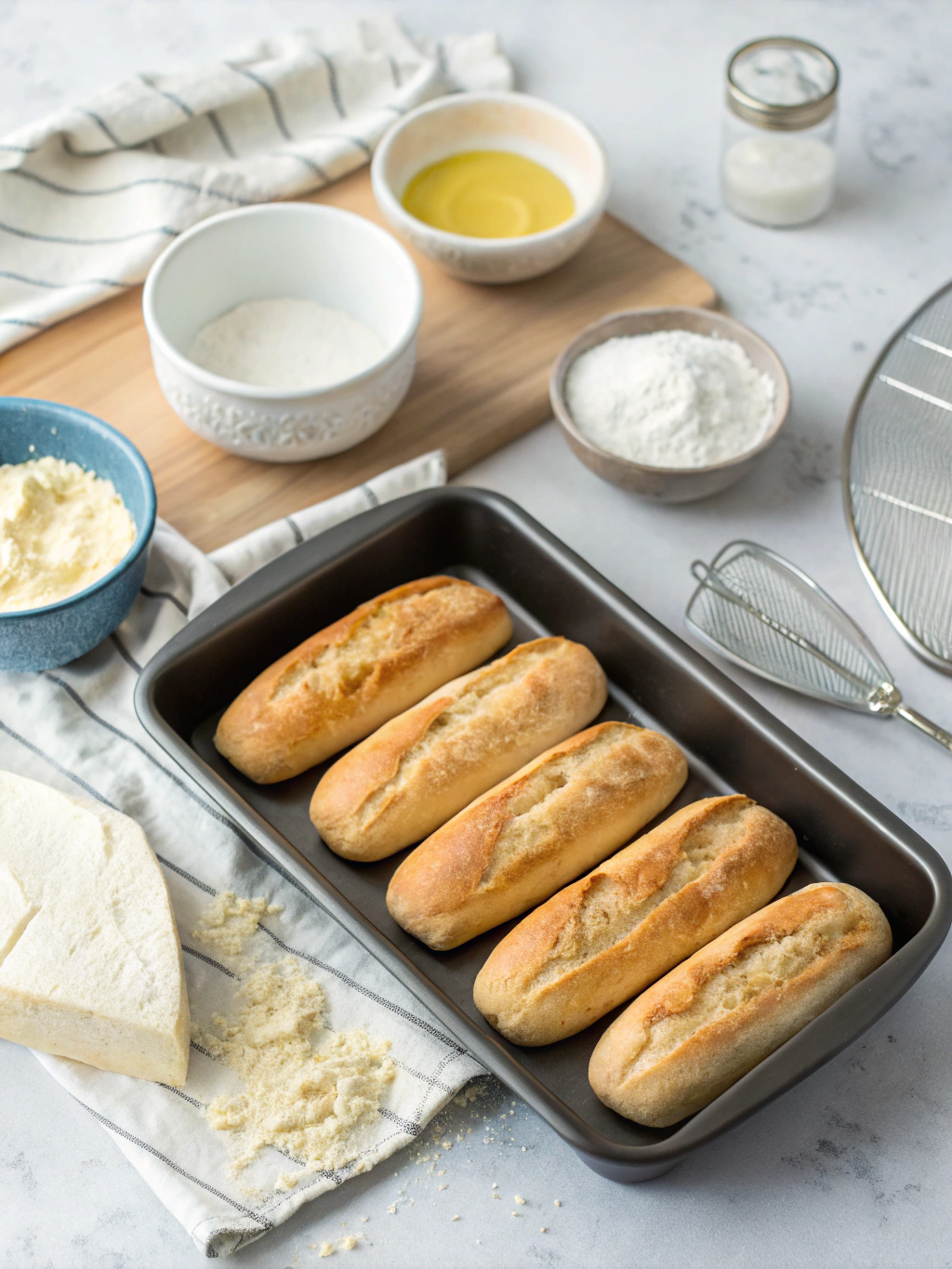 Easy Mini Baguette Recipe | Fresh Homemade Bread